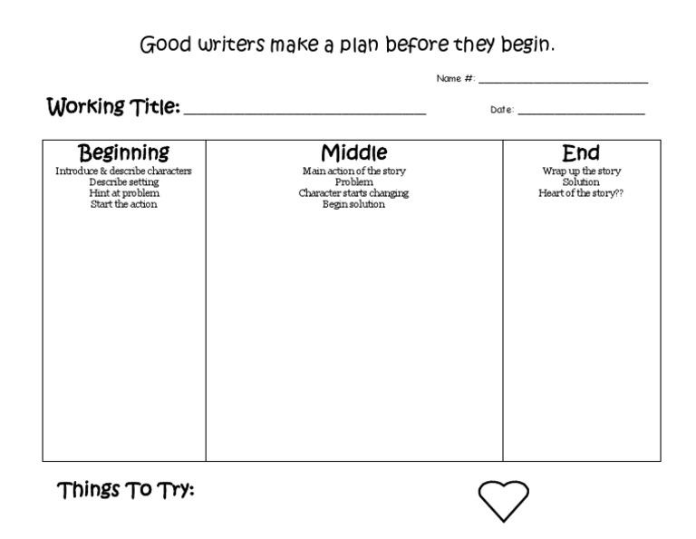 Story Structure: Beginning, Middle, End | PDF