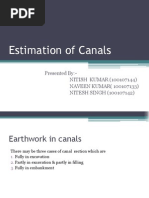 Earthwork Quantity Calculation for Embankment | PDF