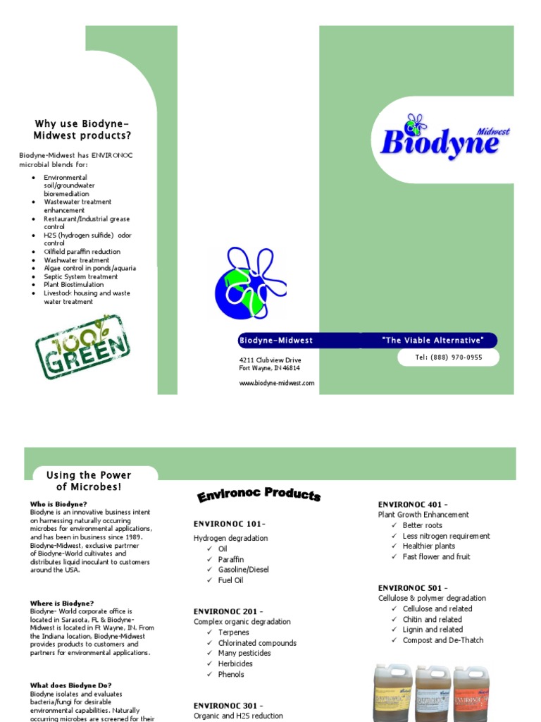 Biodyne Brochure | PDF | Wellness
