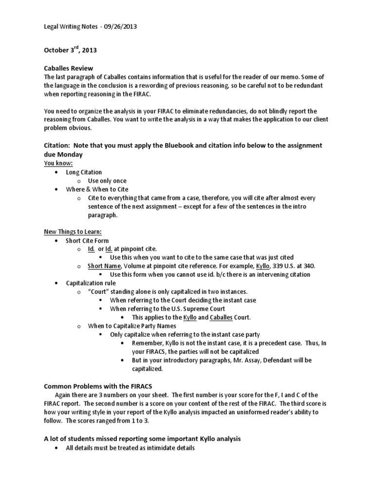 Legal Writing Tips for Students | PDF | Argument | Citation