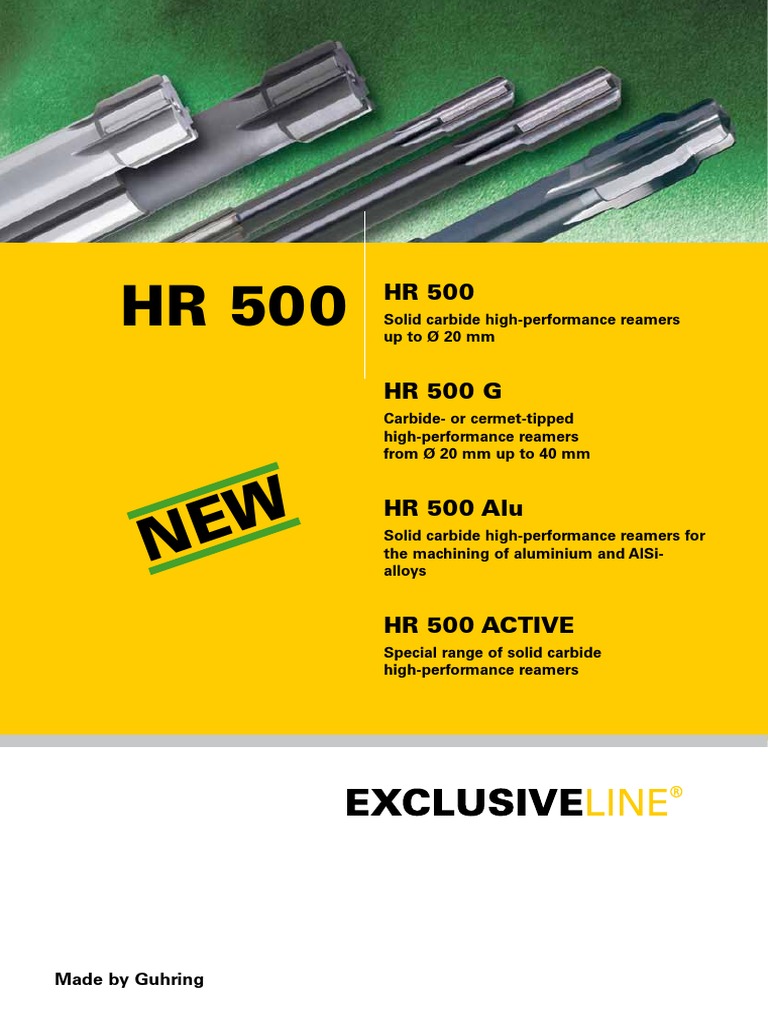 HR 500 | PDF | Cast Iron | Machining