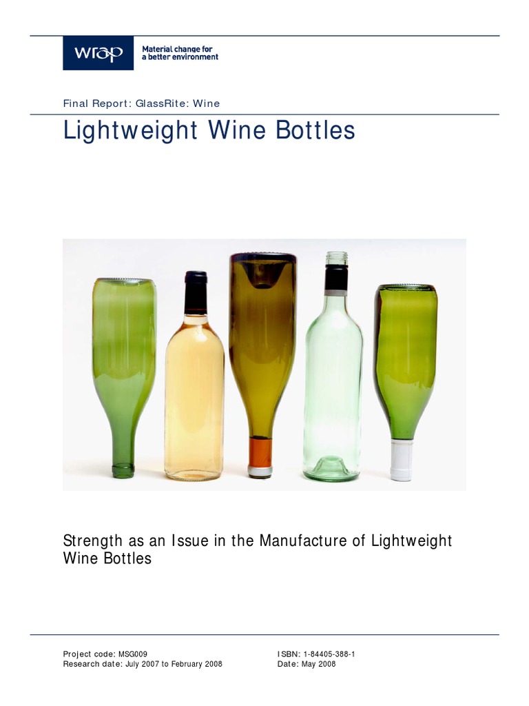 Wine Bottle Strength May'08 | PDF | Glasses | Stress (Mechanics)