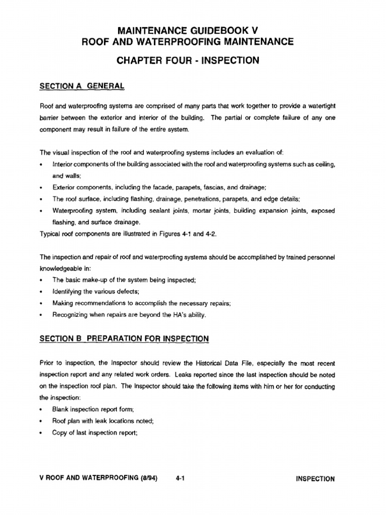 Waterproofing Check List PDF | Download Free PDF | Roof | Duct (Flow)