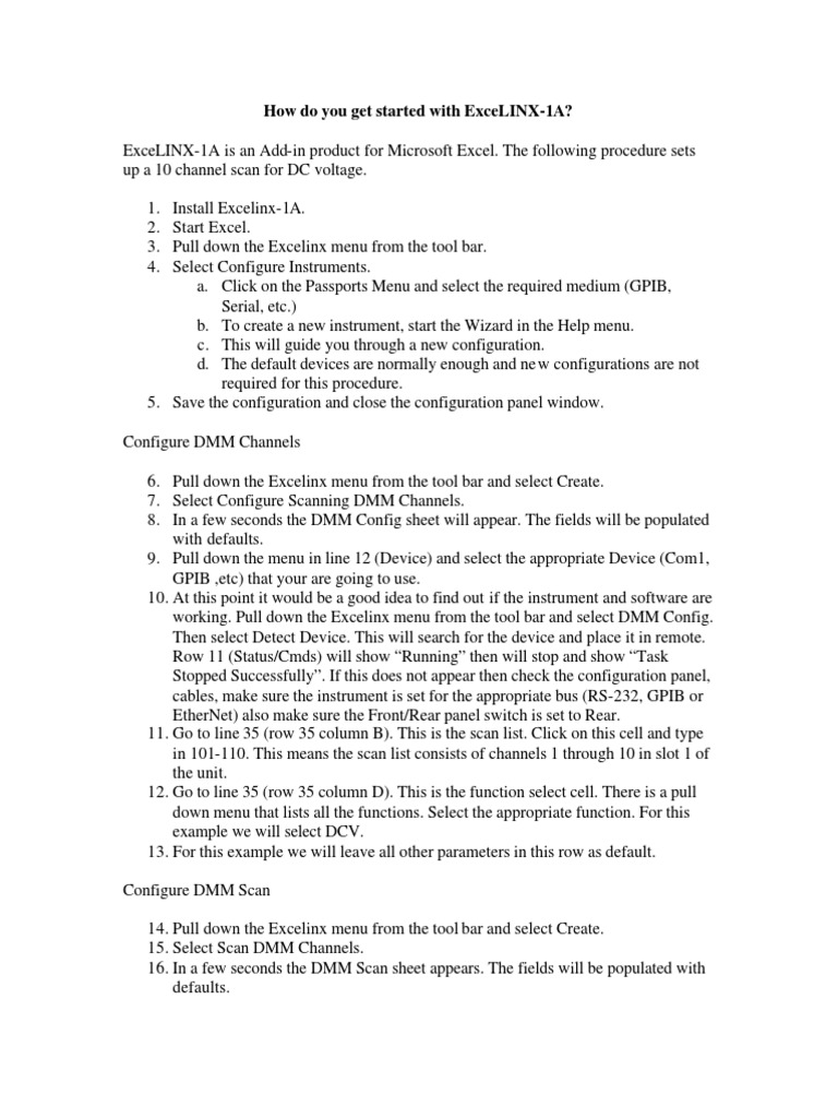 EceLinx - GettingStarted | Download Free PDF | Parameter (Computer Programming) | Computing