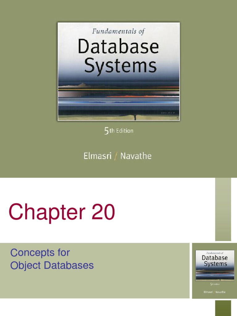 Concepts For Object Databases | PDF | Object Oriented Programming | Object (Computer Science)