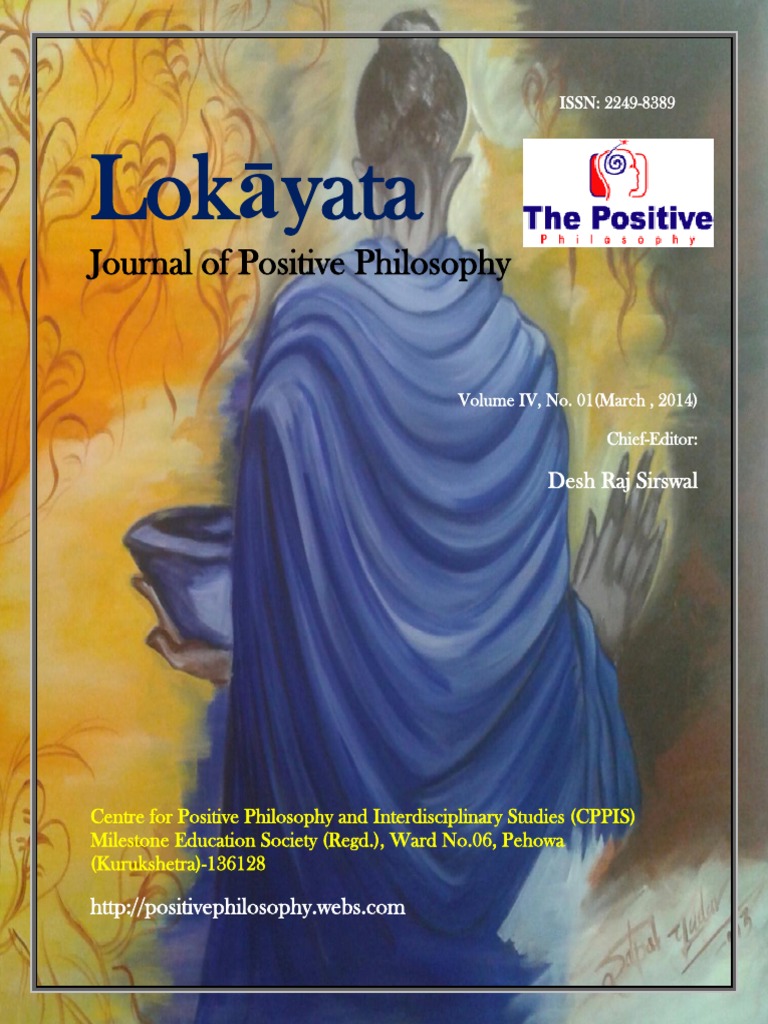 Lokayata: Journal of Positive Philosophy Vol - IV, No.01 (March 2014 ...
