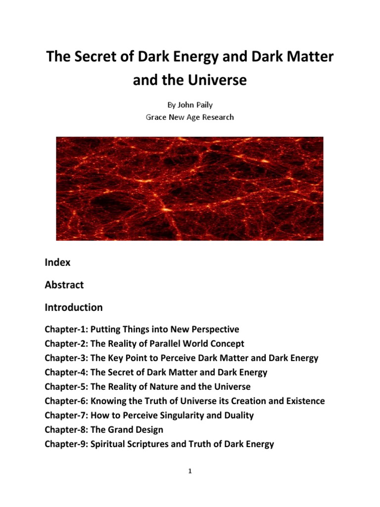 Secrets of Dark Energy and Matter | PDF | Matter | Quantum Mechanics