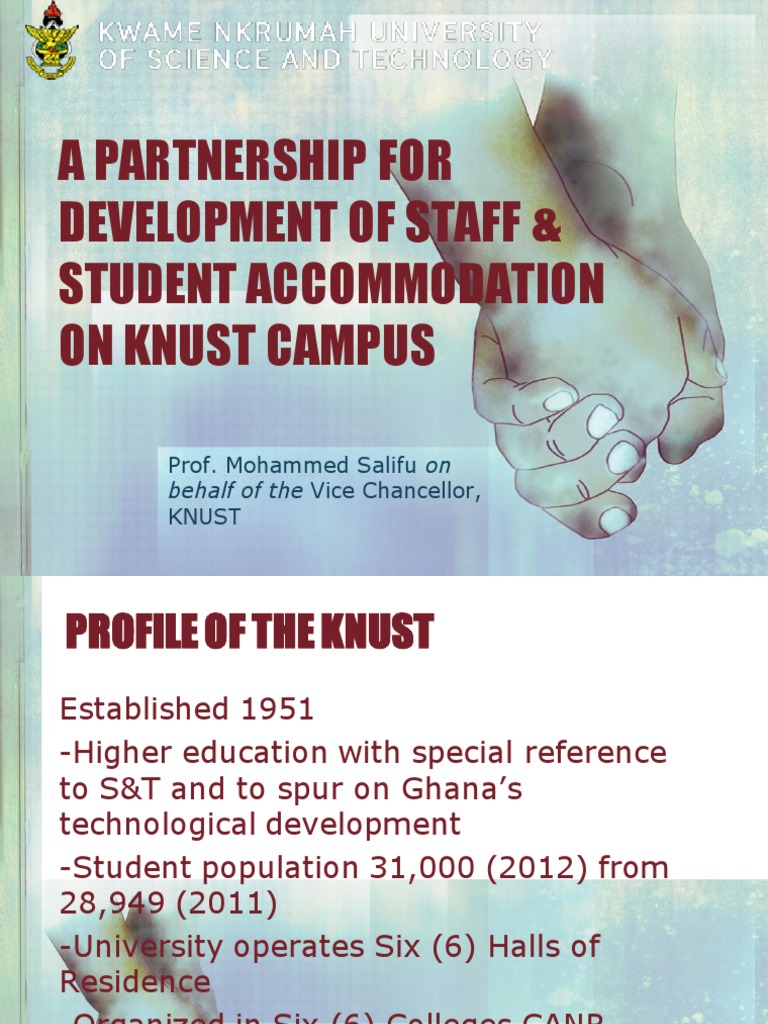 KNUST Accommodation Development Plan | PDF | Business
