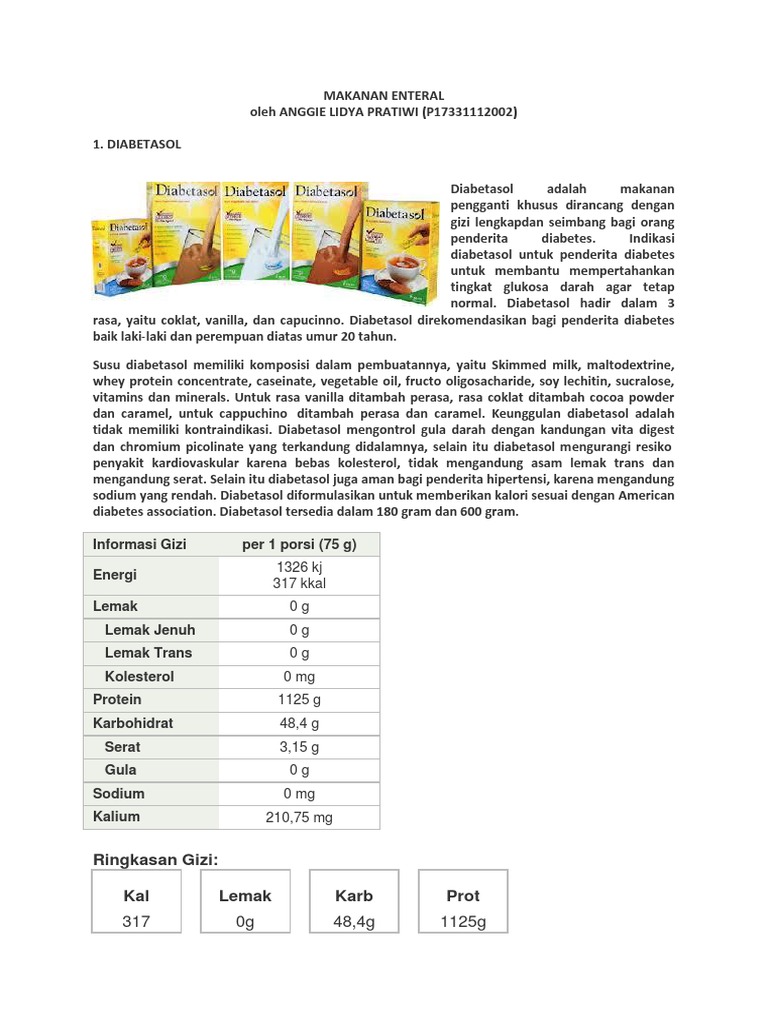Makanan Enteral | PDF