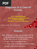 Anemia Diagnosis and Treatment Flowchart | PDF | Anemia | Diseases And ...