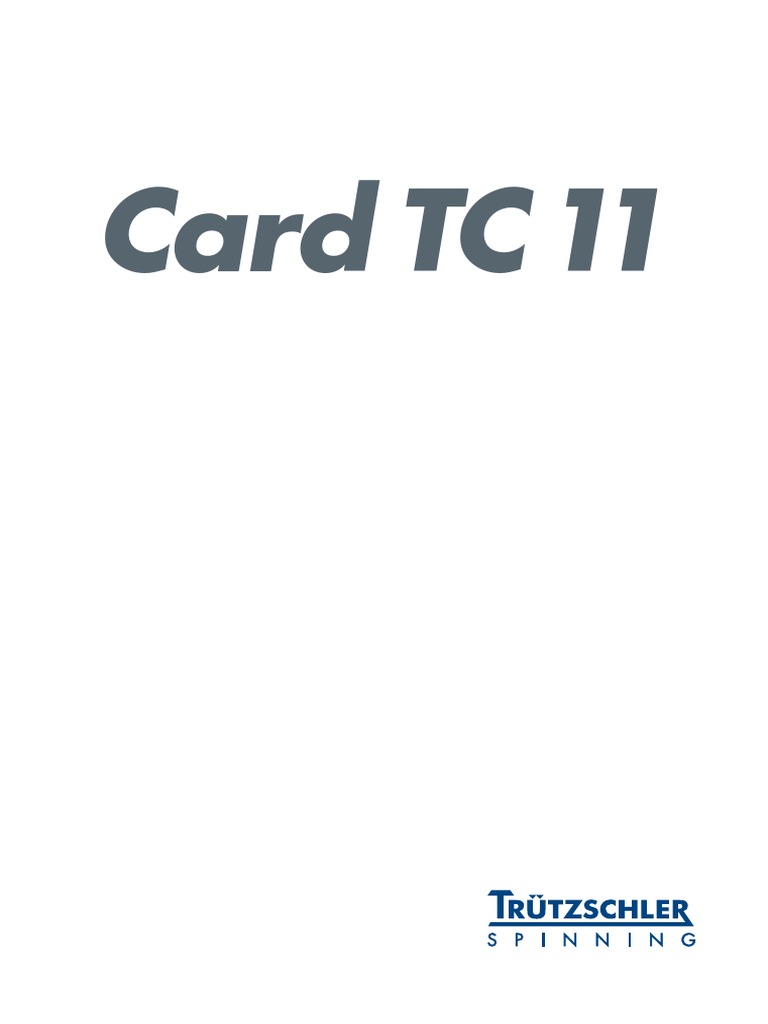 TC11 - EN Carding | PDF | Cotton Mill | Mathematical Optimization