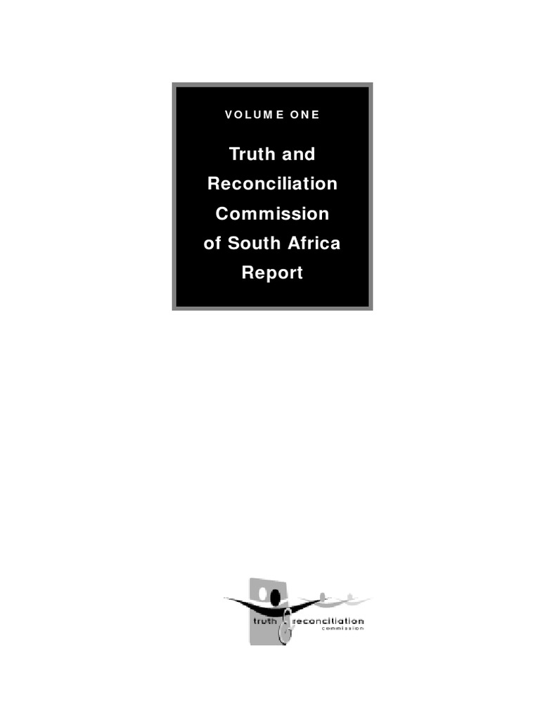 TRC Report Volume 1 | Download Free PDF | Apartheid | Justice