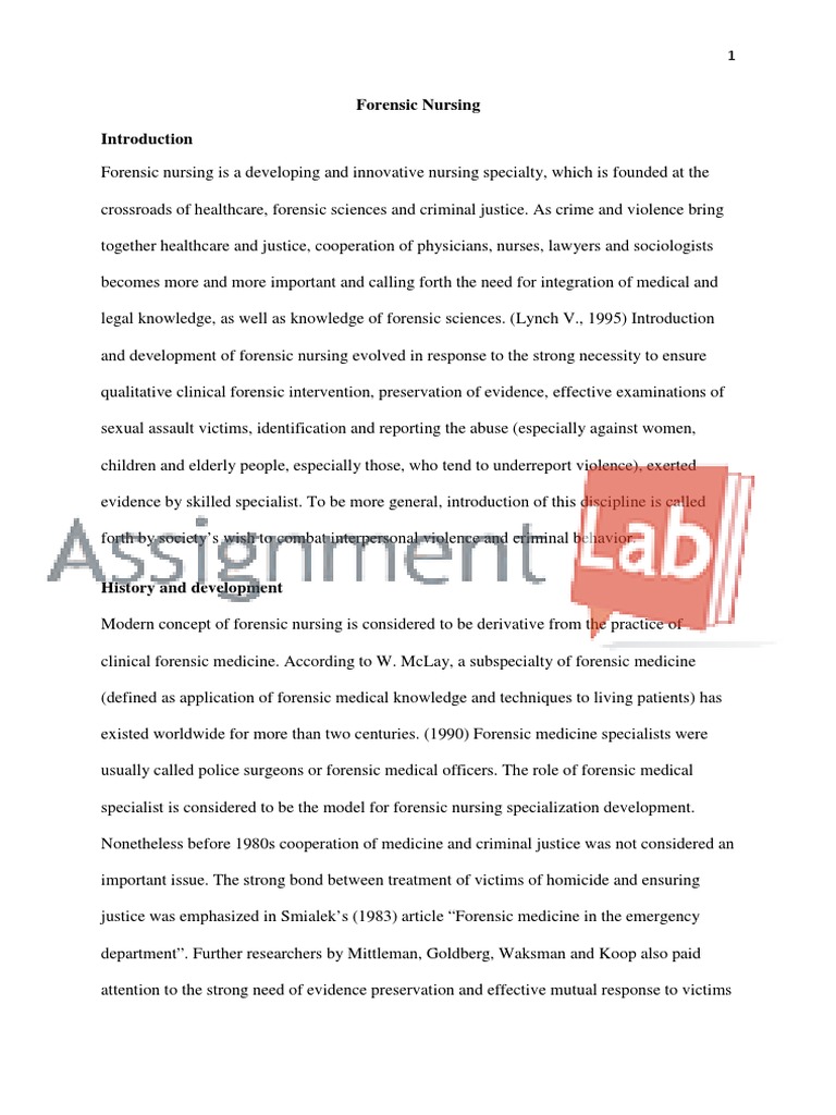 Forensic Nursing | PDF | Victimology | Nursing