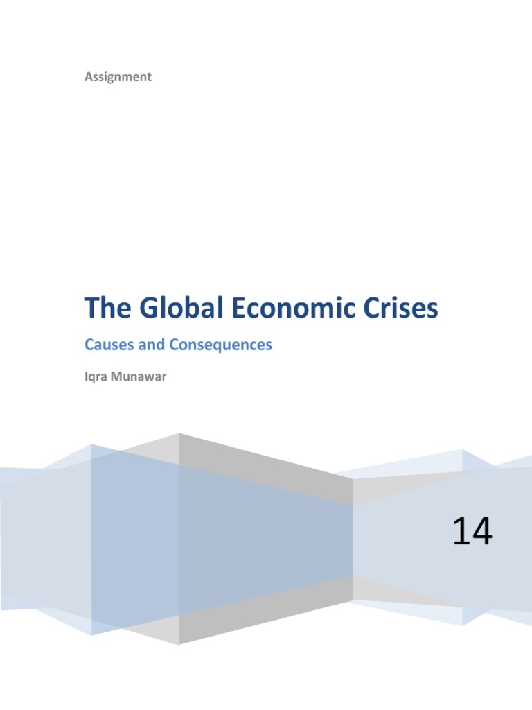The Global Economic Crises: Causes and Consequences | PDF | Financial ...