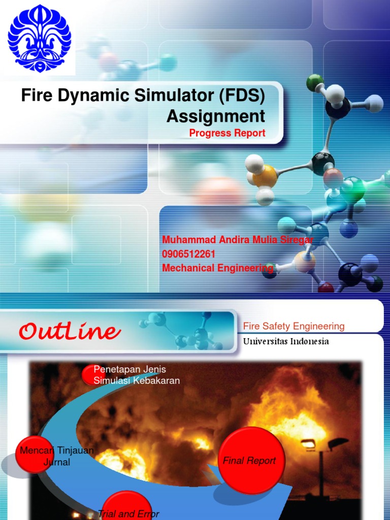 Fire Dynamic Simulator (FDS) Assignment: Progress Report | PDF
