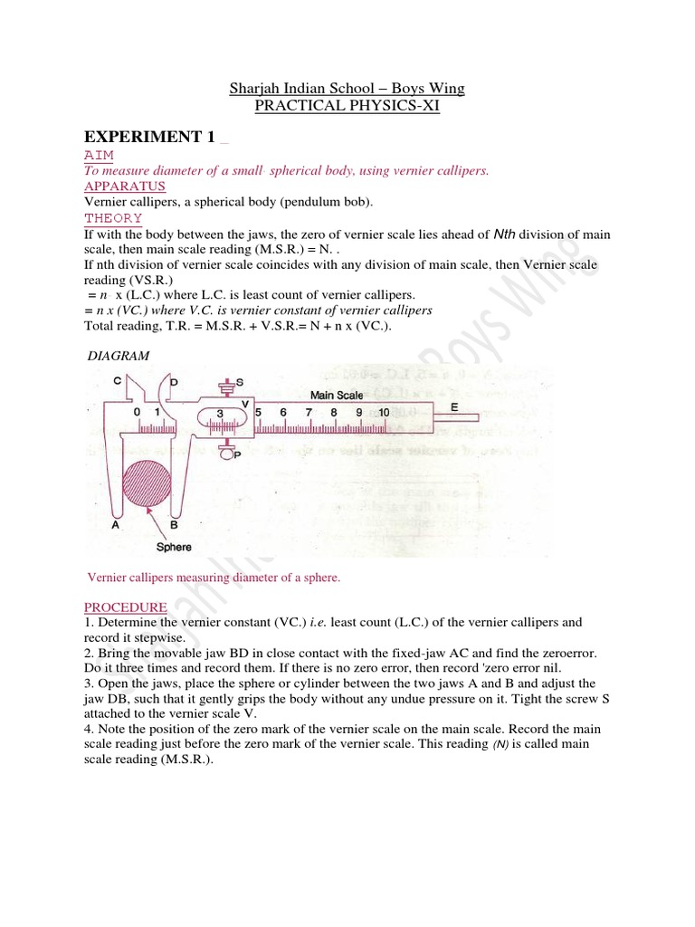 Practical Physics | PDF | Scientific Observation | Physics