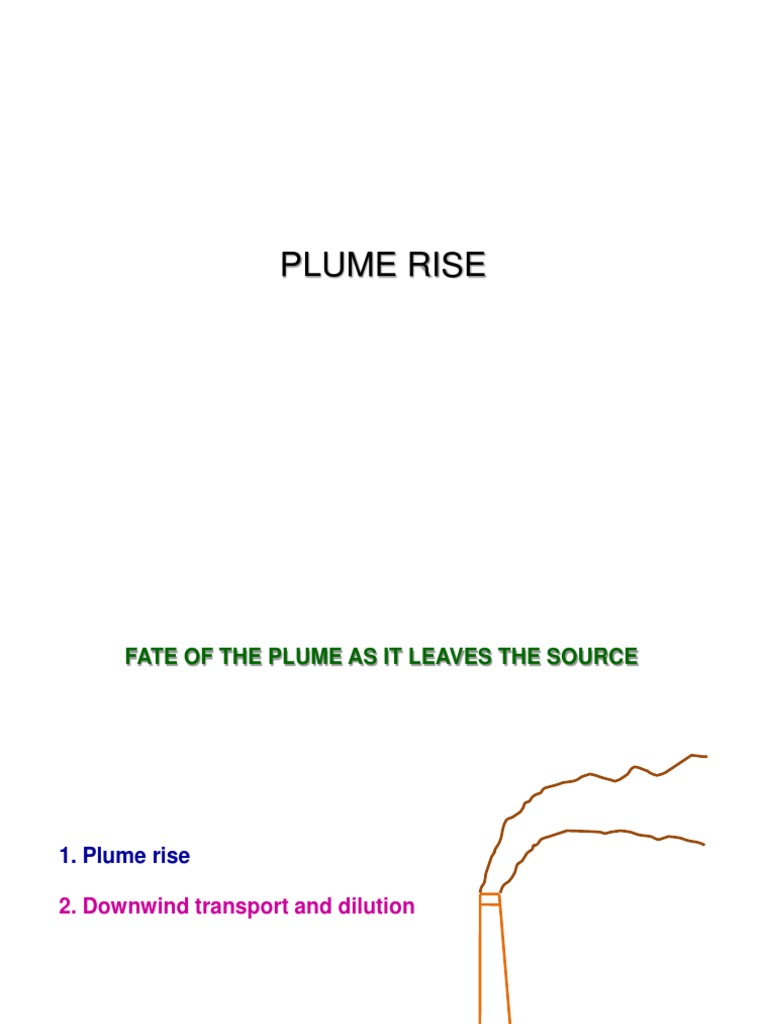 Air Pollution - Plume Rise | PDF | Gases | Atmosphere Of Earth