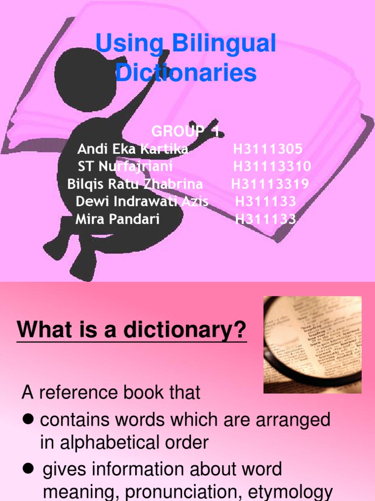 Bilingual Dictionaries for Learners | PDF | Dictionary | Word