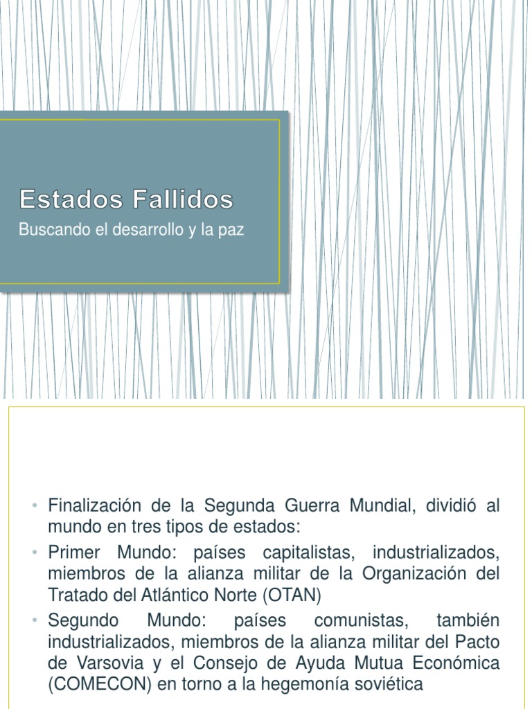 Estados Fallidos | PDF | Estado fallido | Descolonización