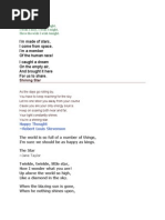 Kindness Song Lyrics for Kids | PDF