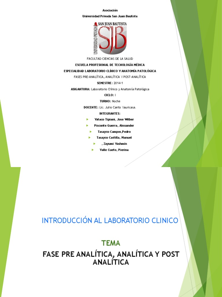 Introduccion Al Laboratorio Clinico | PDF | Clínica | Medición
