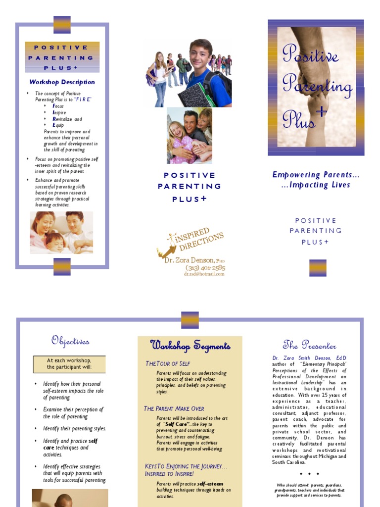 Positive Parenting Plus Brochure | PDF | Parenting | Relationships