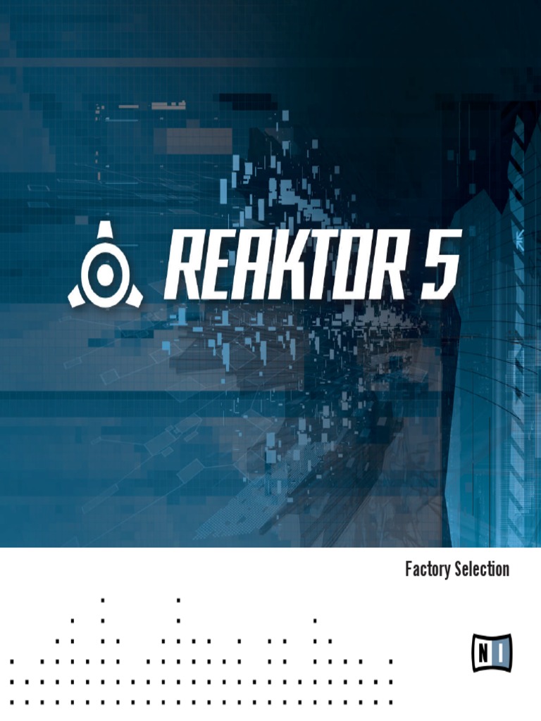 Reaktor Factory Selection Manual English | PDF | Synthesizer ...