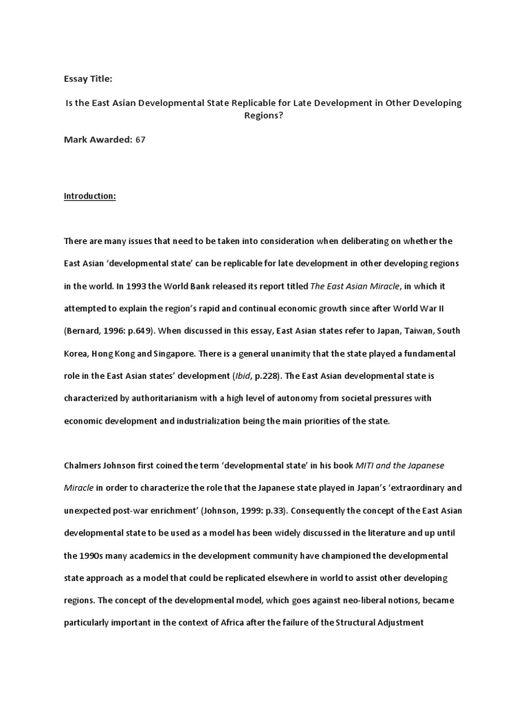 Developmental State | PDF