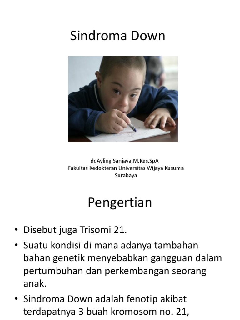 Ayling Kuliah Sindroma Down-Handout | Download Free PDF | Down Syndrome ...