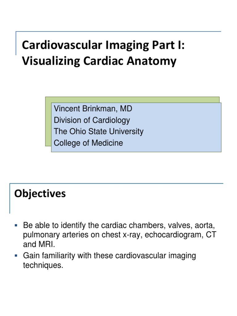 Cardiac Imaging Module 1A-2 | PDF | Heart Valve | Ventricle (Heart)