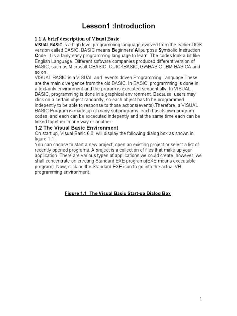 VB Tutorials | PDF | Basic | Variable (Computer Science)