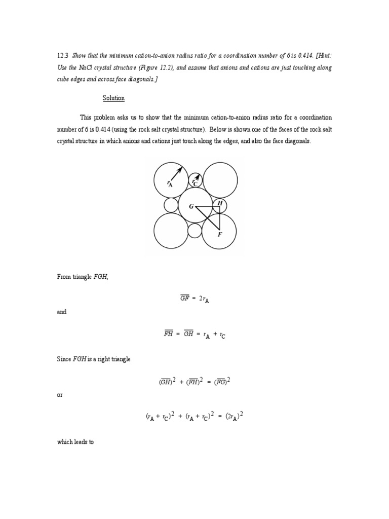 Ceramic Calculations Sample 3 | PDF | Phase (Matter) | Crystal Structure