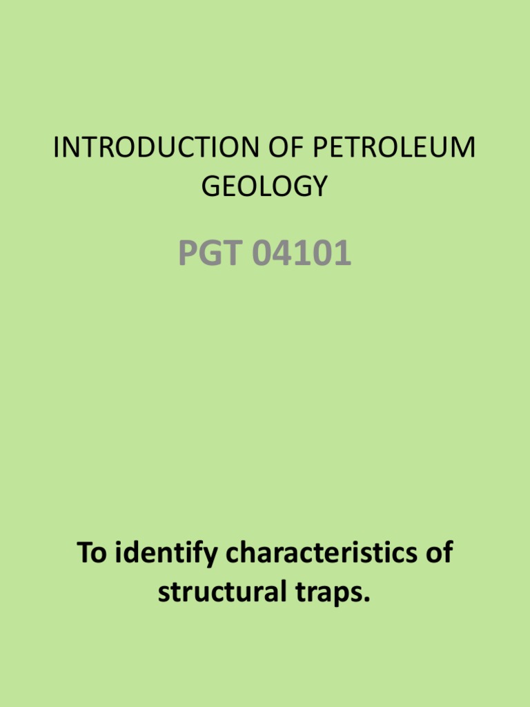 Structural Trap | PDF | Petroleum Geology | Petroleum