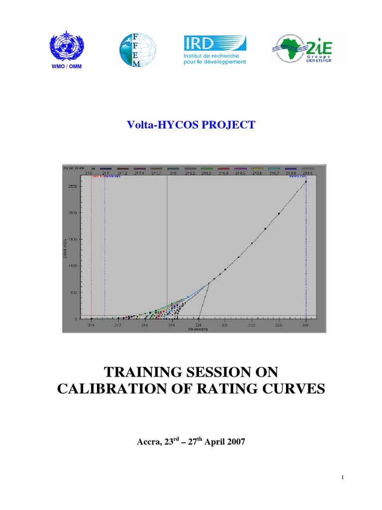 Training Session On Calibration of Rating Curves: Volta-Hycos Project ...