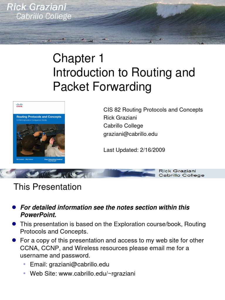 Introduction To Routing and Packet Forwarding | PDF | Router (Computing) | Internet Protocol Suite