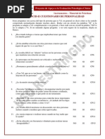 Escala de McLean Traducida | PDF | Psiquiatría | Medicina