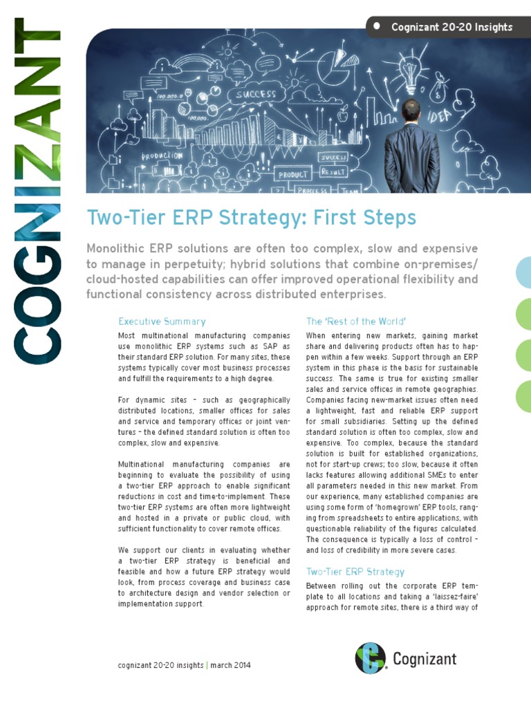 Two-Tier ERP Strategy: First Steps | PDF | Enterprise Resource Planning ...