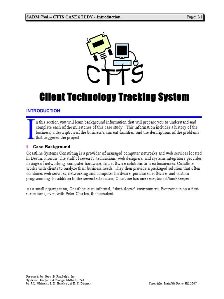 Case Study CTTS - Introduction | PDF | Computer Network | Operating System