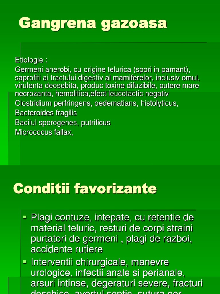 Gangrena Gazoasa | PDF