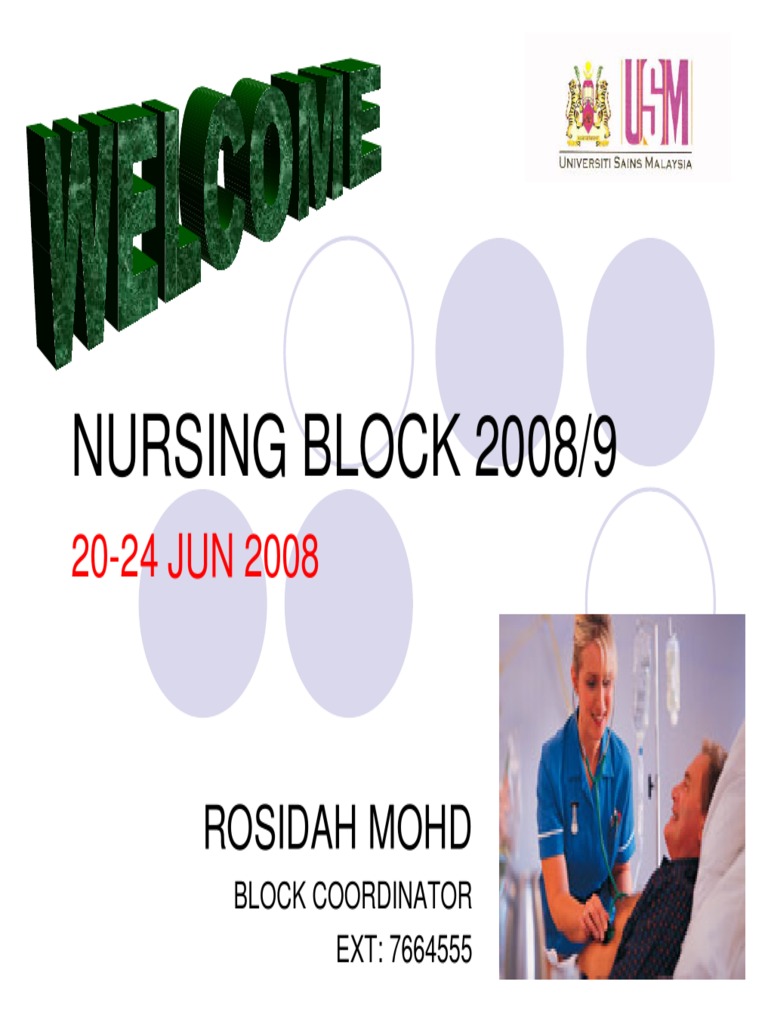 Nursing Block 2008/9: Rosidah Mohd | PDF | Computing And Information ...