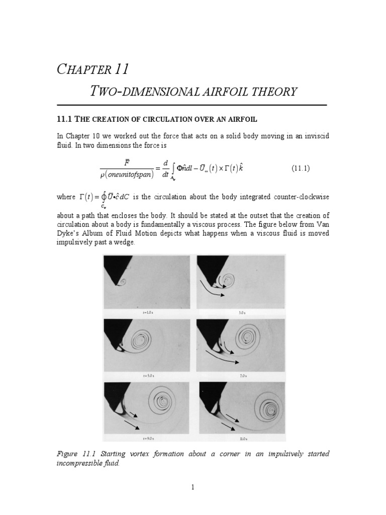 Two-Dimensional Airfoil Theory | PDF | Lift (Force) | Vortices