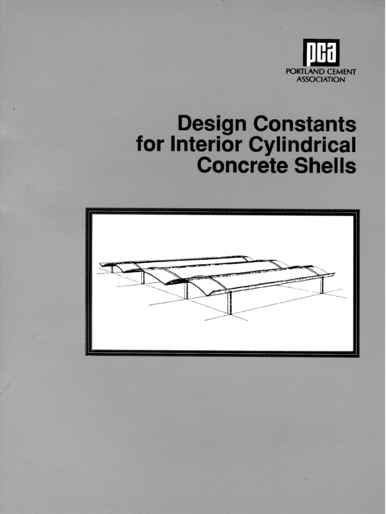 Design Constants for Concrete Shells | PDF | Beam (Structure) | Stress ...