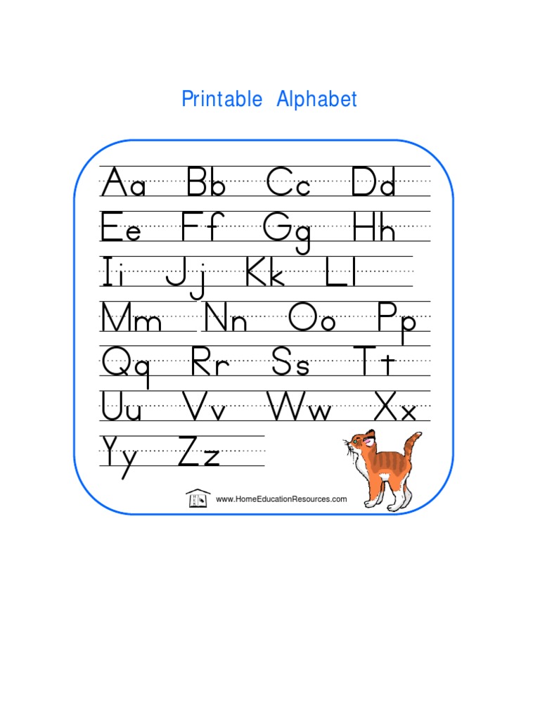 Handwriting Alphabet | PDF