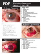 Hyphema and Hypopyon | PDF | Clinical Medicine | Medical Specialties