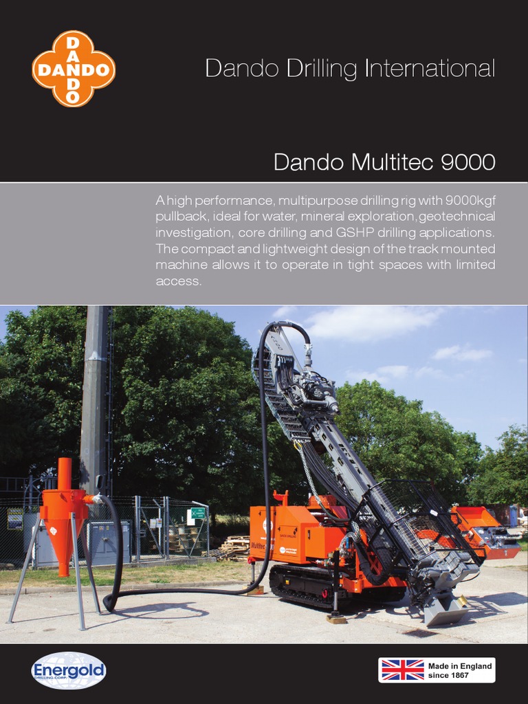 Multitec-9000 (Dando Drilling Indonesia) | PDF | Drilling Rig | Drill