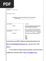 Sample Motion To Vacate Judgment Under CCP Section 473 For California ...