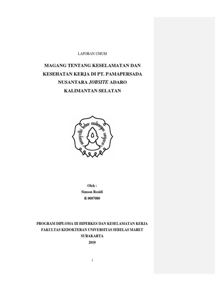 Magang Pama K3 | PDF | Komputer