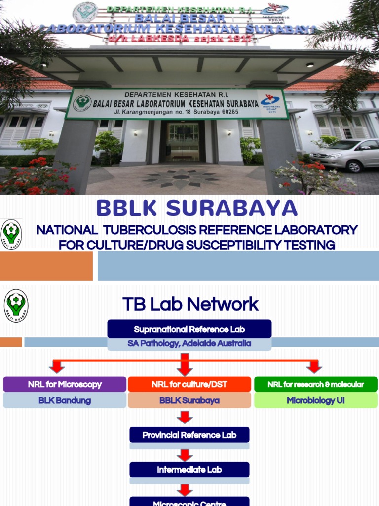 BBLK Surabaya: National Tuberculosis Reference Laboratory For Culture ...