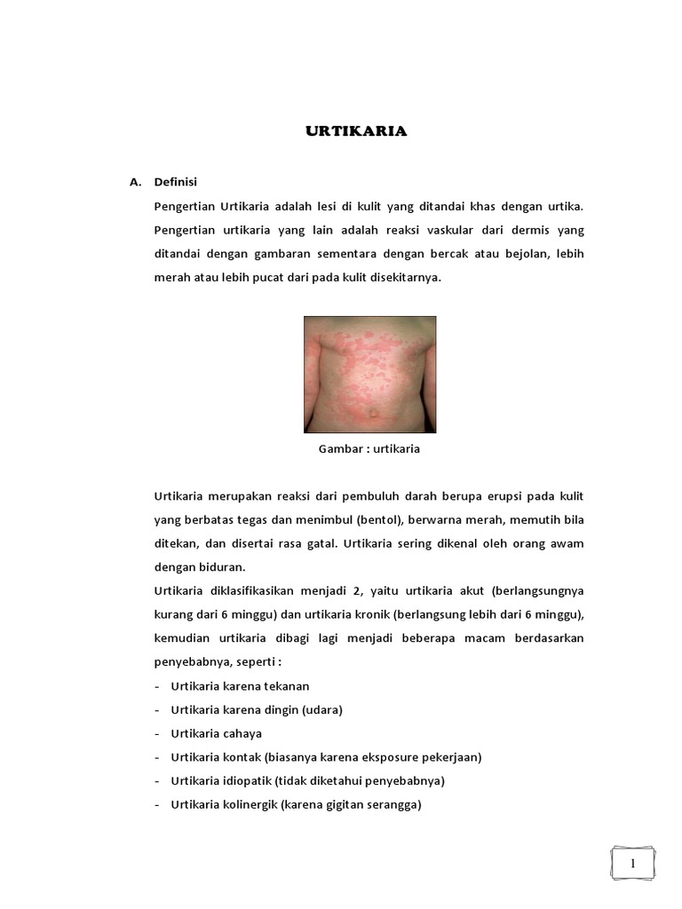 Askep Urtikaria | PDF