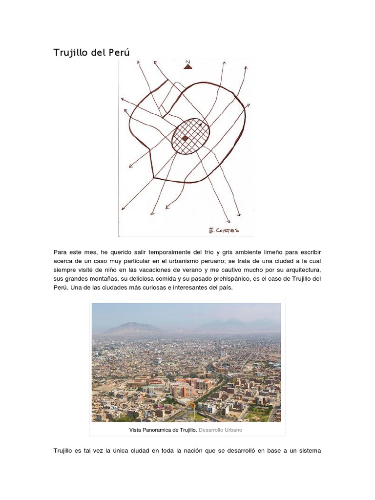 Urbanismo y Historia de Trujillo Perú | PDF | Ciudad | Imperio español